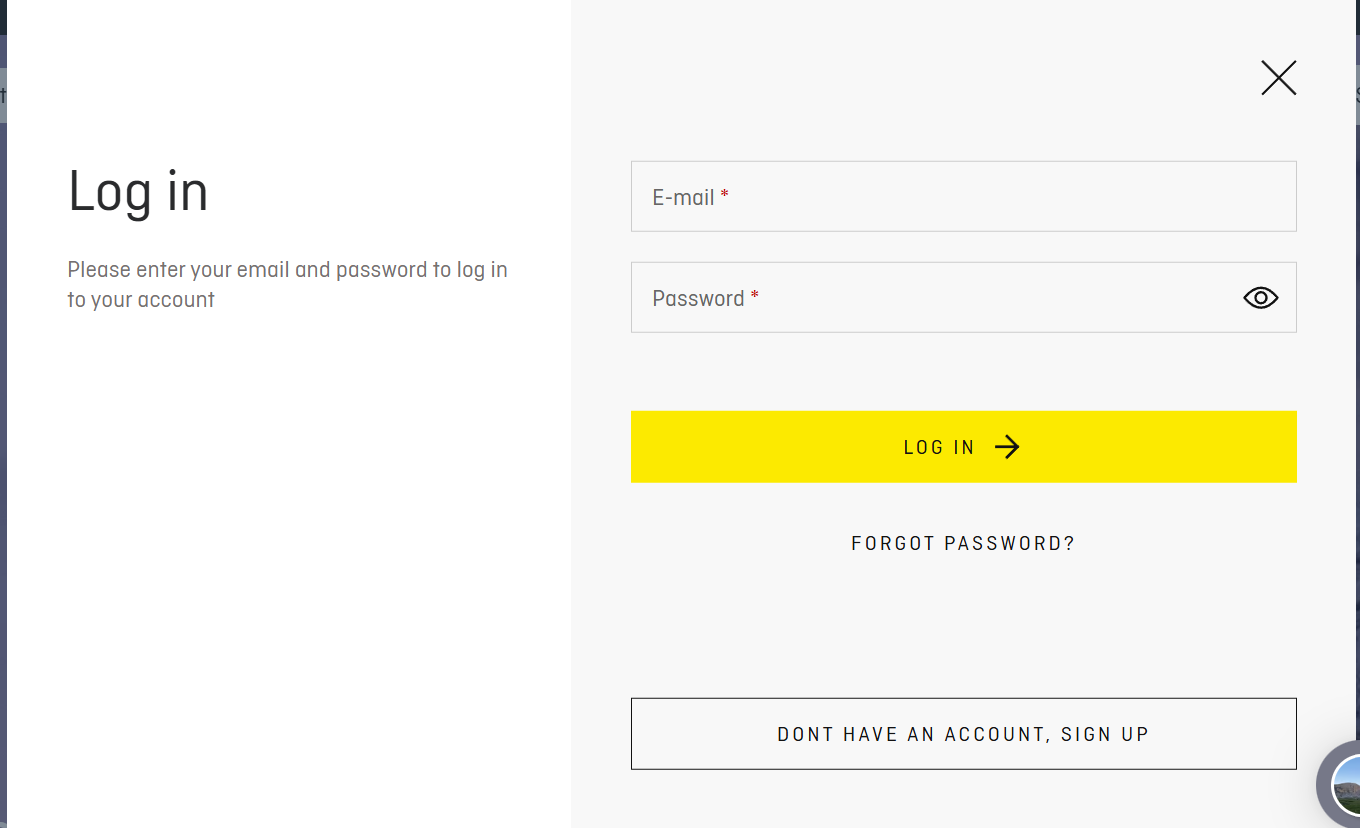 How can I sign up on your website? – Salewa